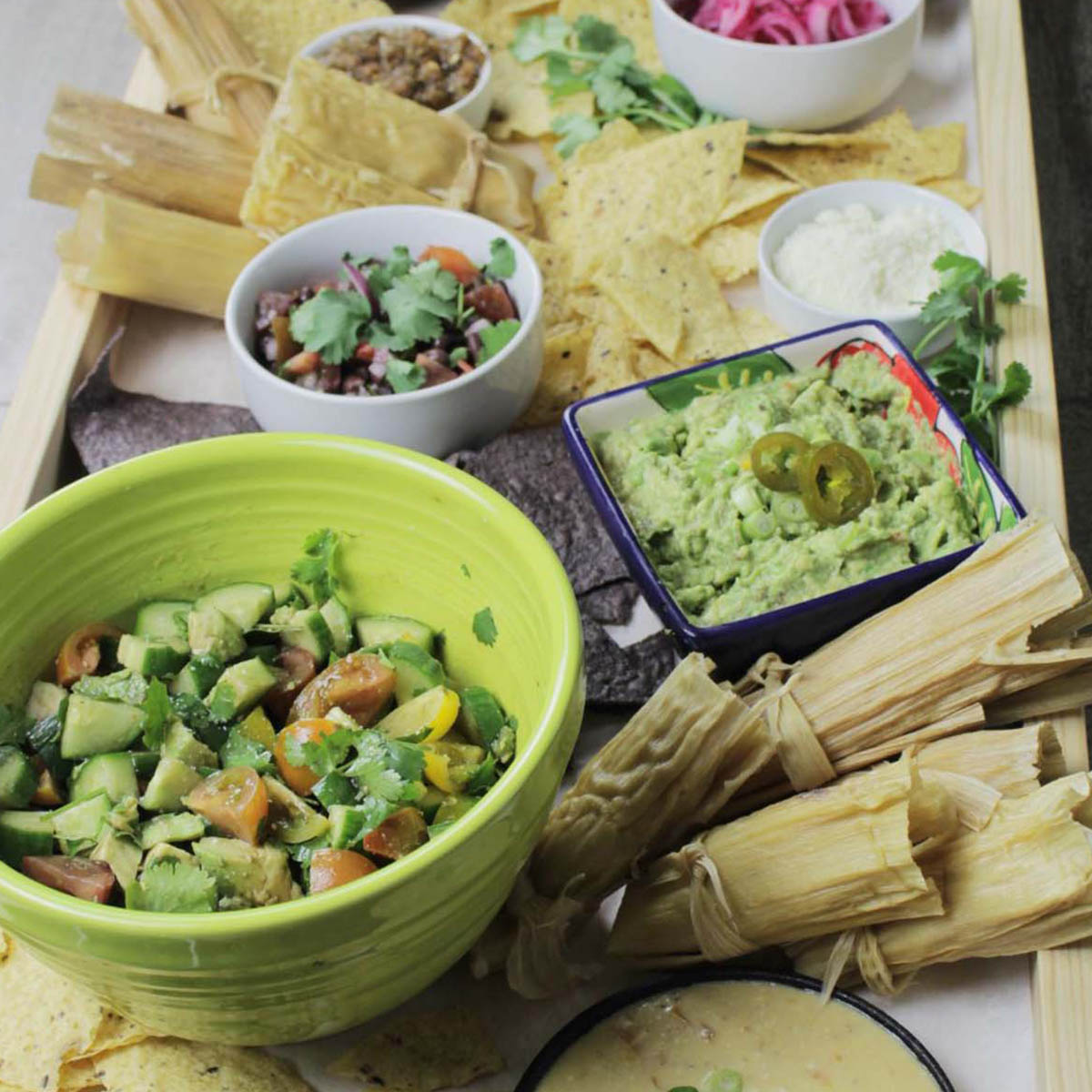 Mexicans Making Tamales