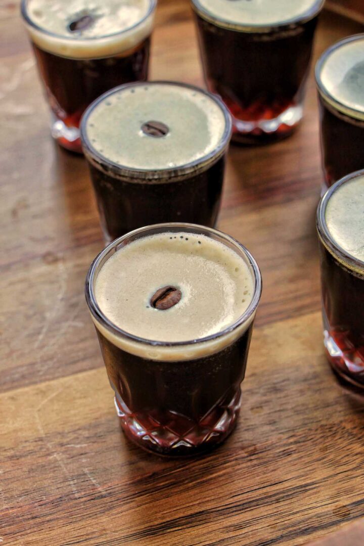 Espresso Martini Shots (4 Ingredients) - Homebody Eats
