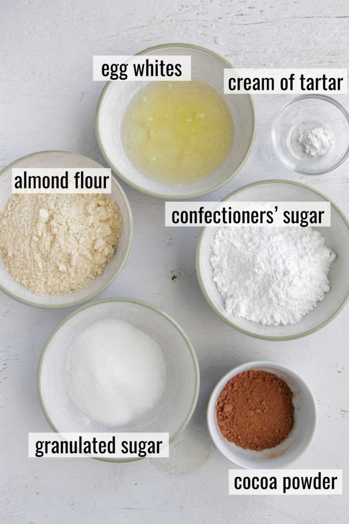 Chocolate Macaron Shells - Homebody Eats