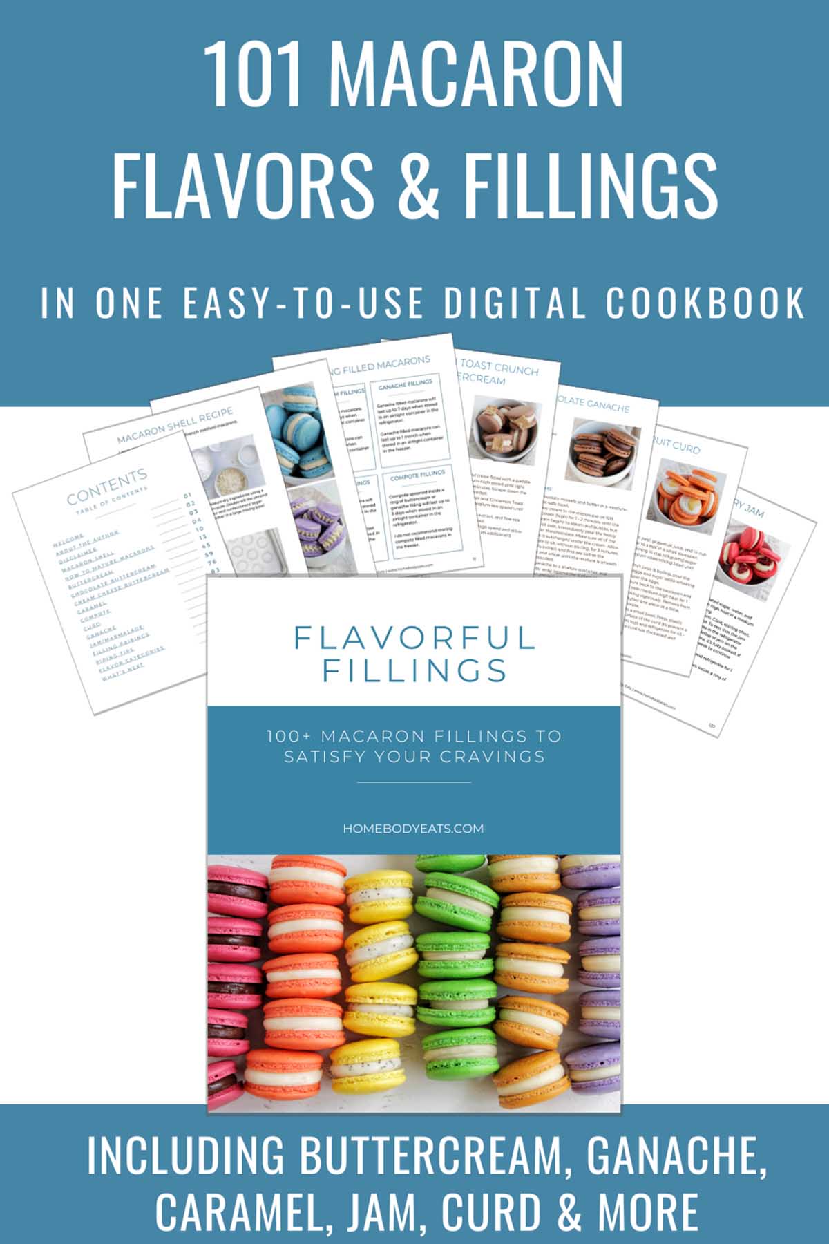 Macaron Filling Cookbook (100+ Filling Flavors) - Homebody Eats