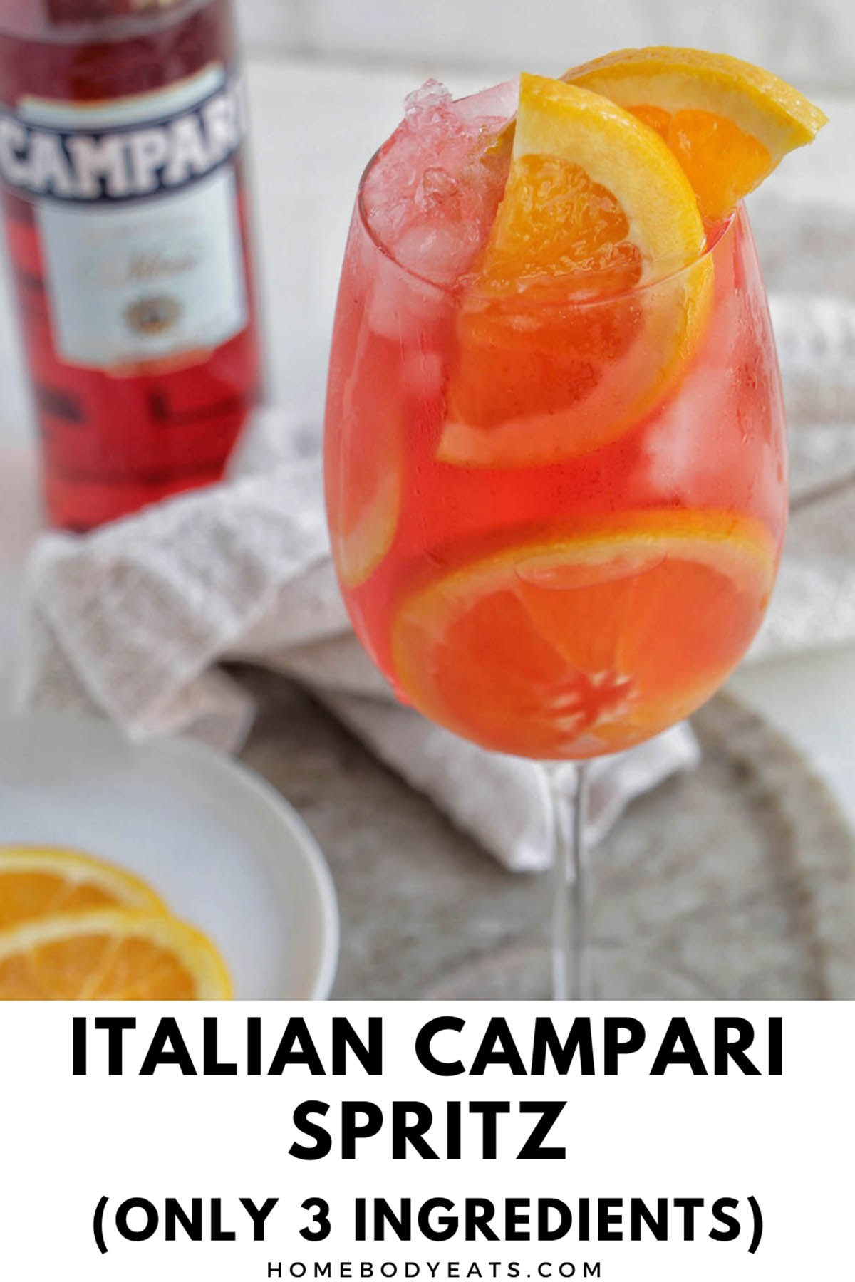 Italian Campari Spritz (3 Ingredients) - Homebody Eats