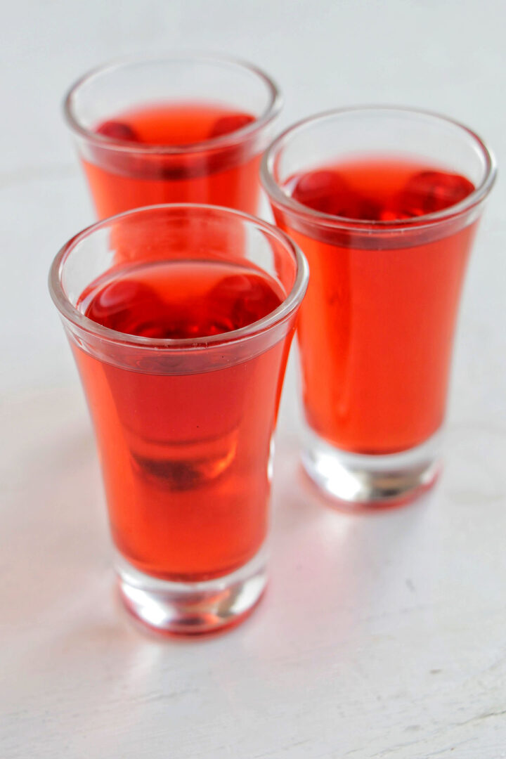 20 Red Colored Shots & Shooters - Homebody Eats