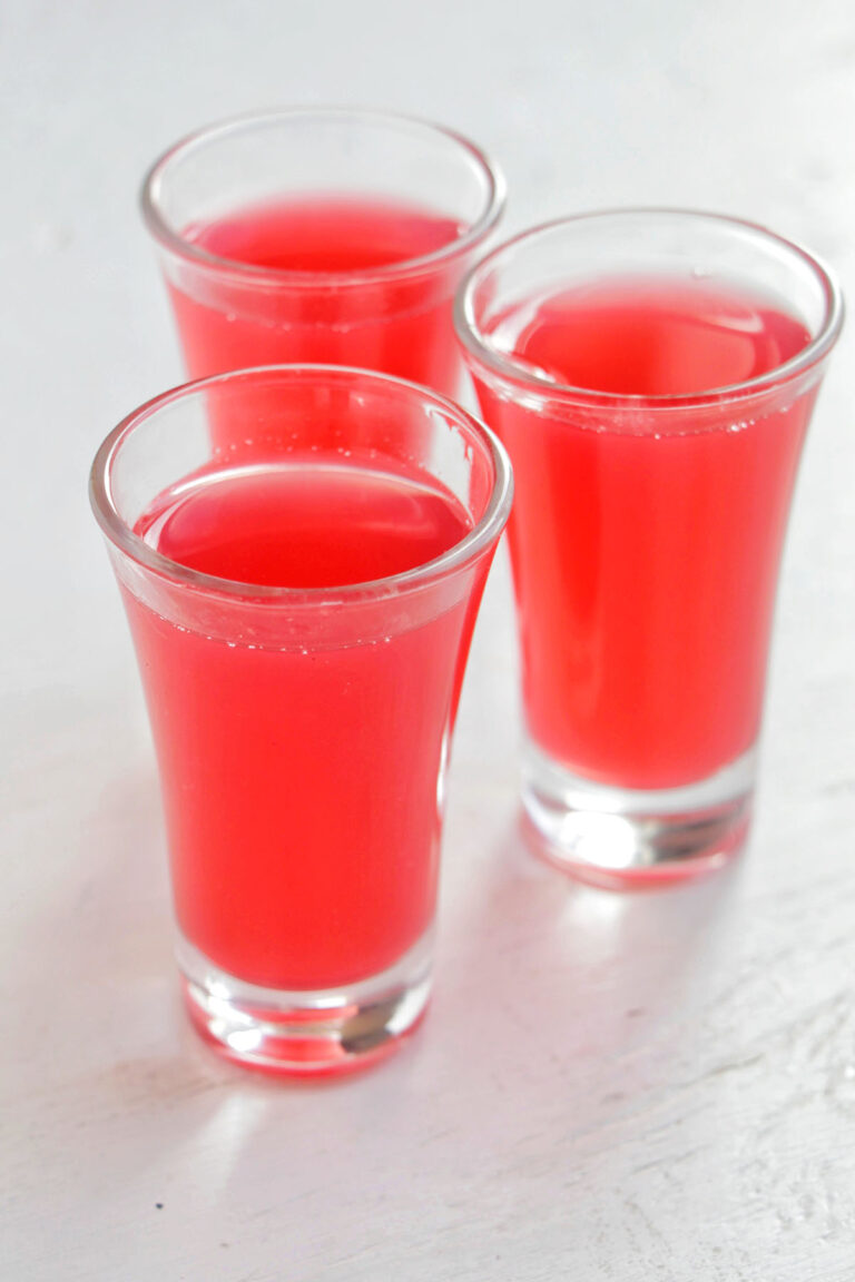 20 Red Colored Shots & Shooters - Homebody Eats