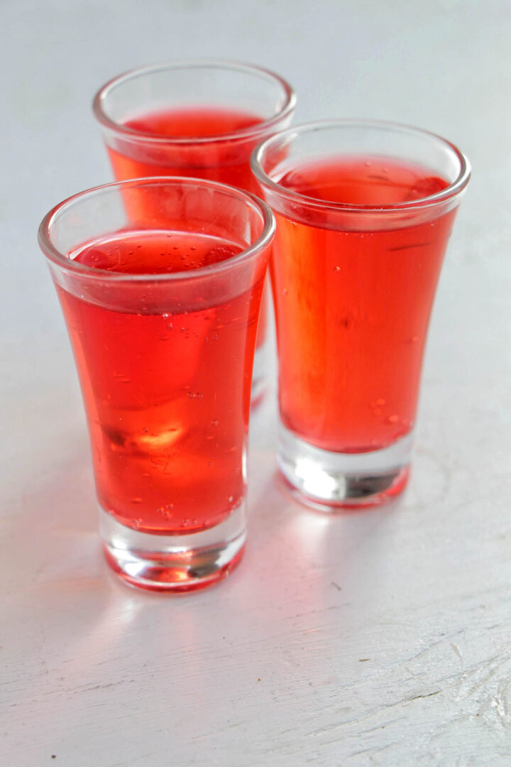 20 Red Colored Shots & Shooters - Homebody Eats