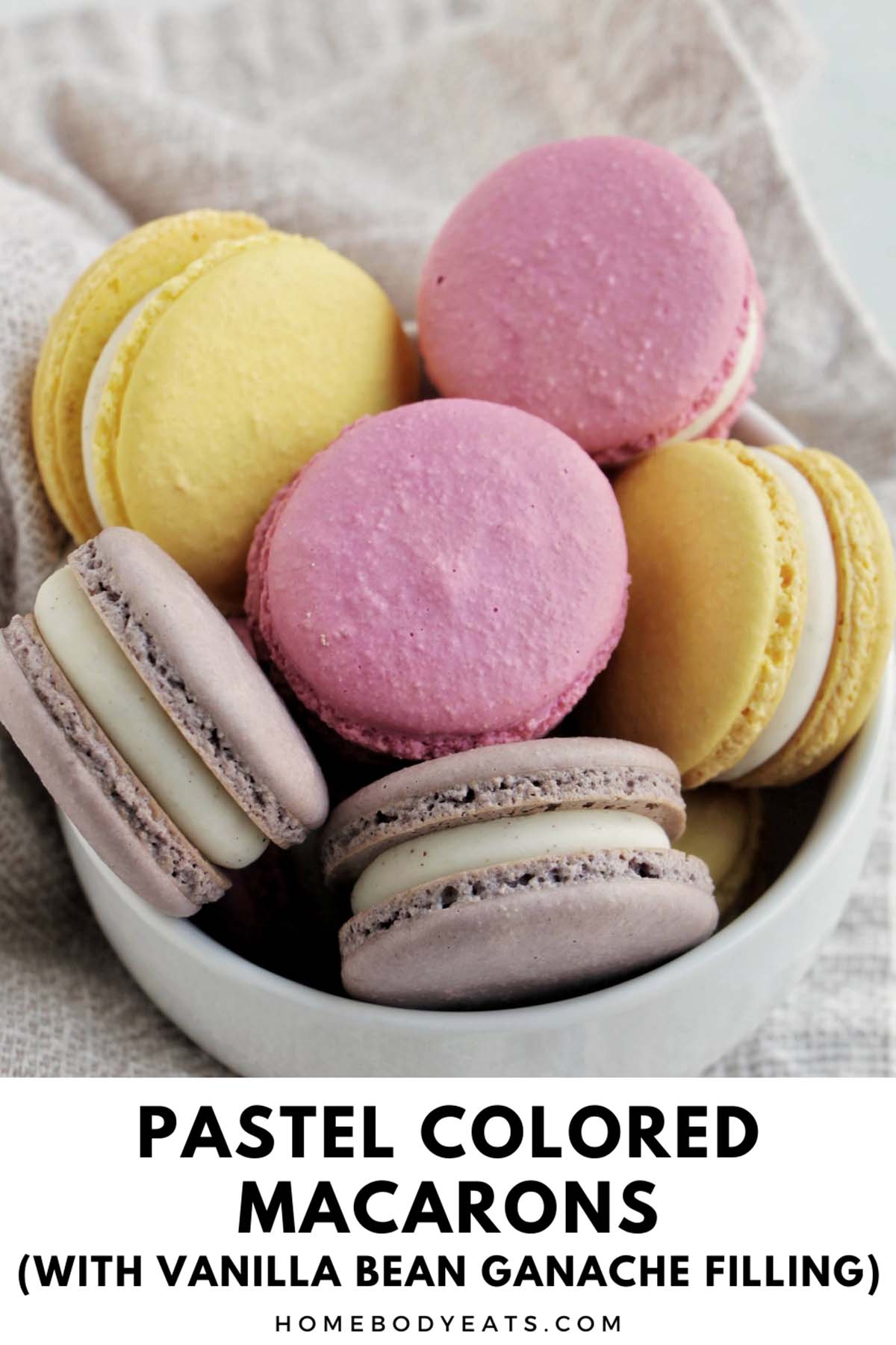 Pastel Macarons - Homebody Eats