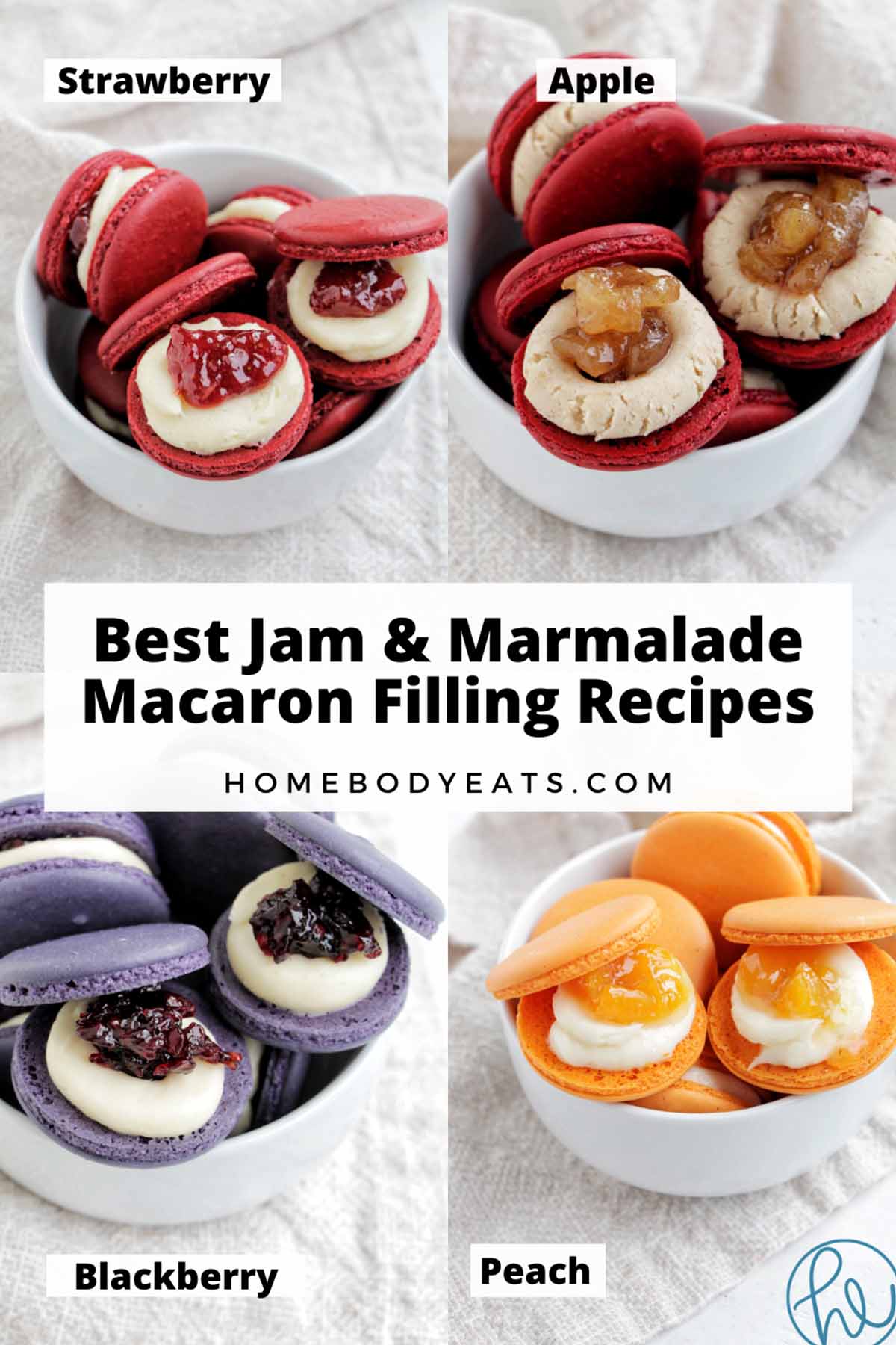 Jam & Marmalade Macaron Filling Recipes - Homebody Eats