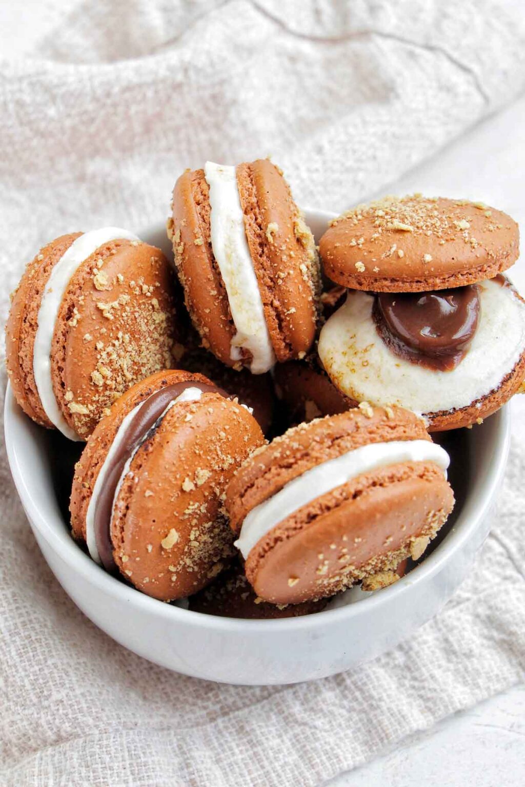 S'mores Macarons - Homebody Eats