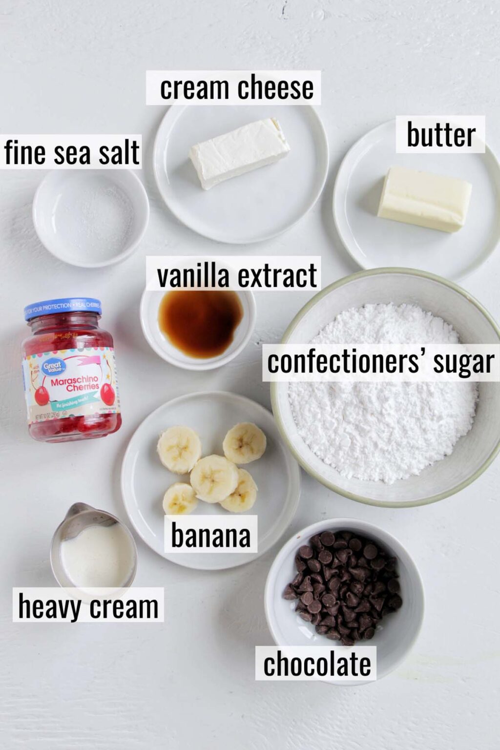 Banana Split Macarons - Homebody Eats