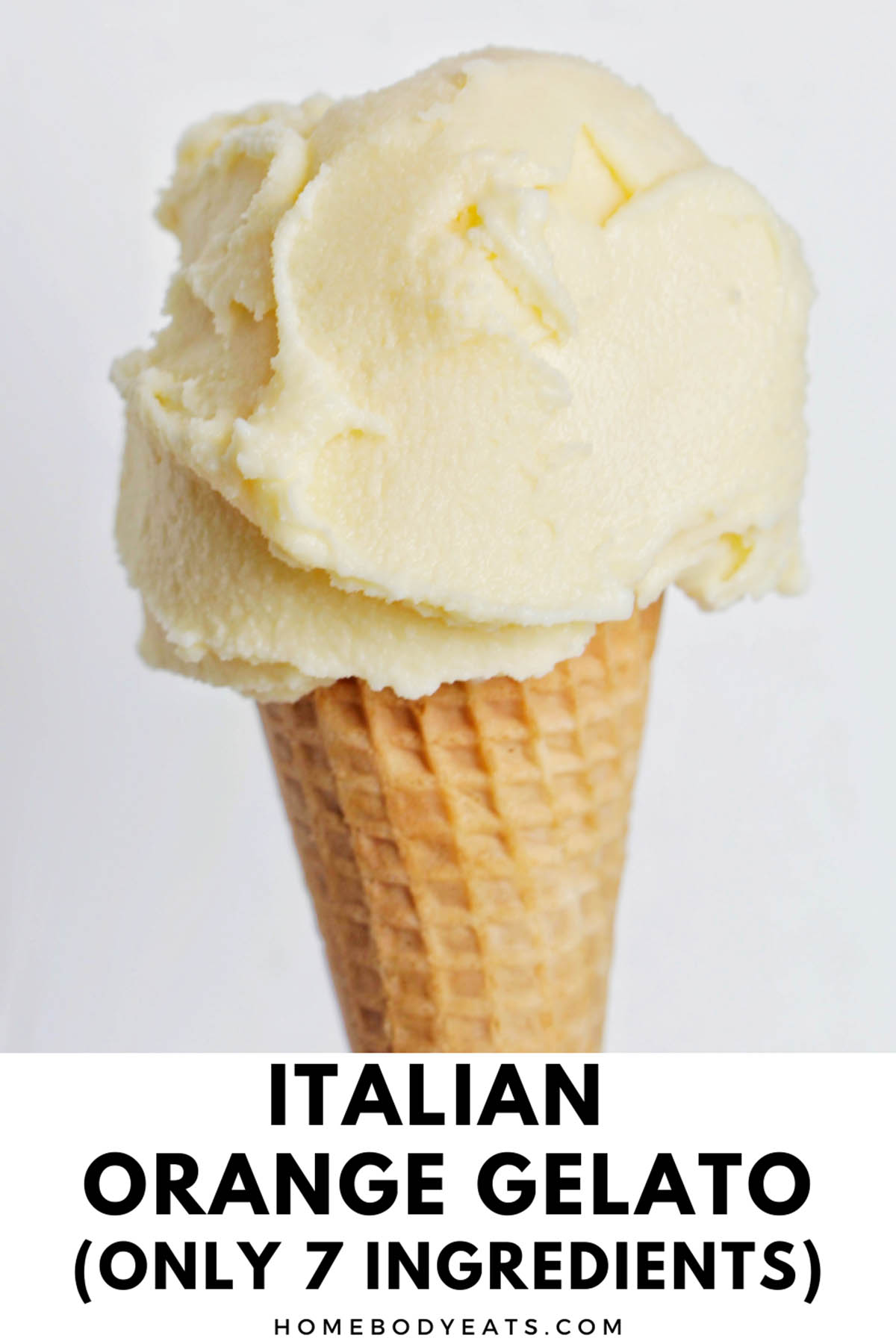 Orange Italian Gelato - Homebody Eats