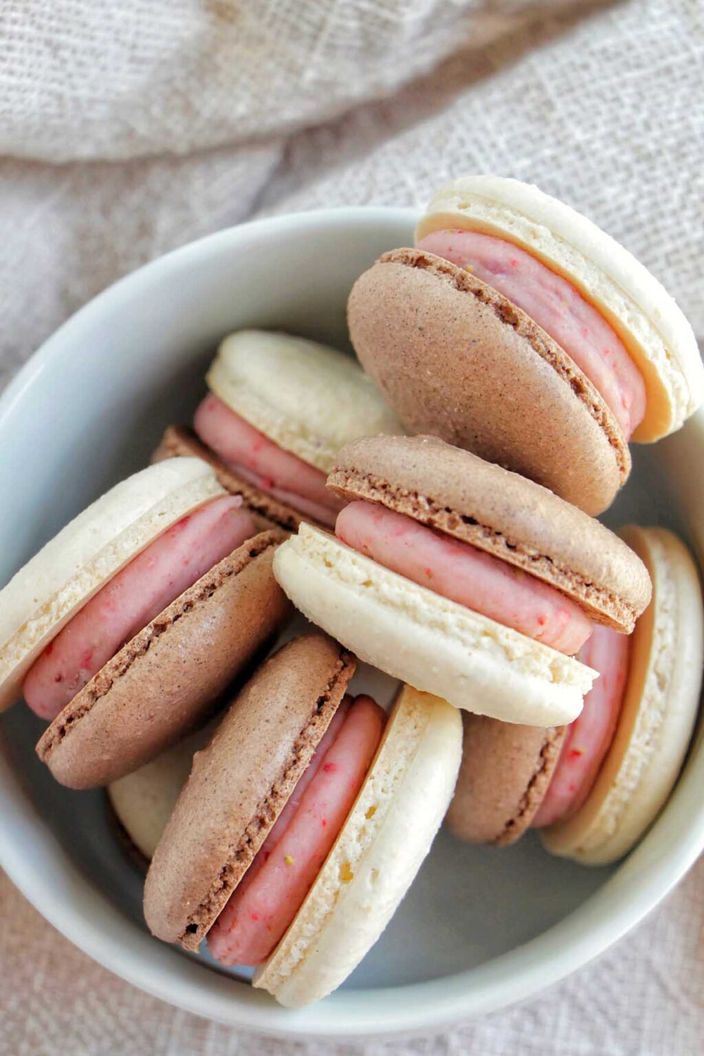 Neapolitan Macarons - Homebody Eats
