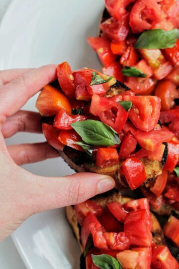 Classic Italian Bruschetta - Homebody Eats