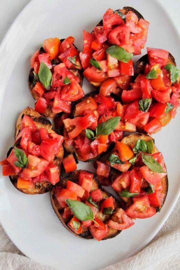Classic Italian Bruschetta - Homebody Eats