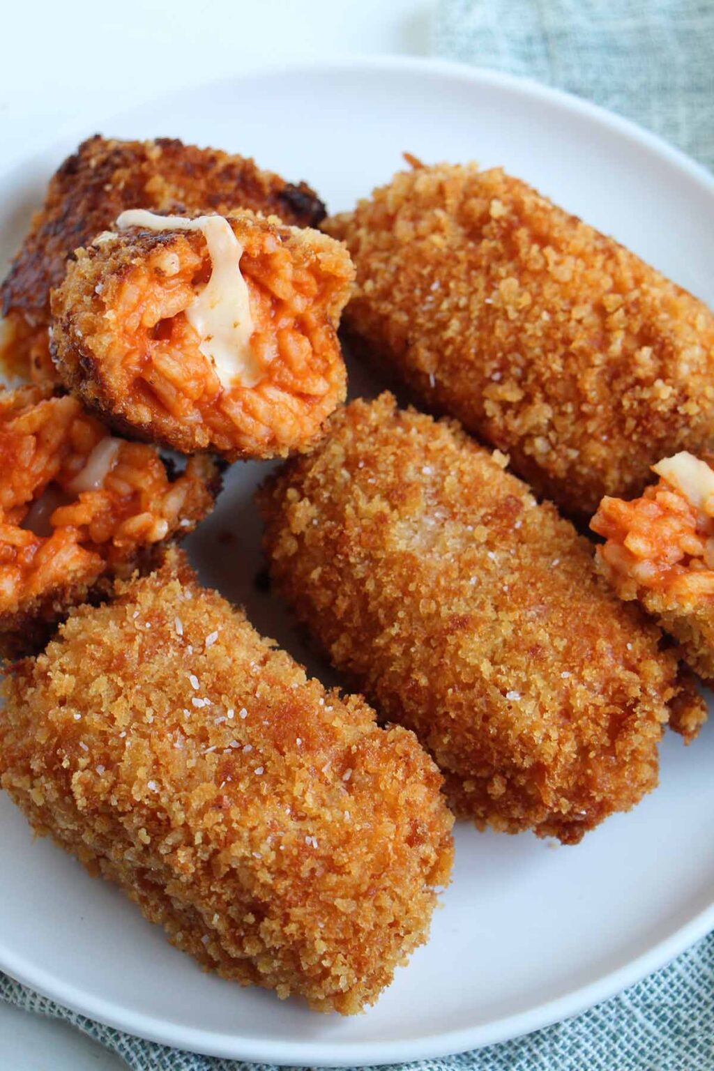 Roman Supplì (Italian Fried Rice Balls) - Homebody Eats